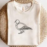Pigeon Outline SVG, PNG, JPG Files | Craftpi