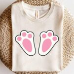 Pink Bunny & Rabbit Feet SVG, PNG, JPG, PSD, DXF Files | Craftpi