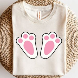 Pink Bunny & Rabbit Feet SVG, PNG, JPG, PSD, DXF Files | Craftpi