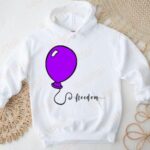 Purple Freedom Baloon SVG, PNG, JPG Files | Craftpi