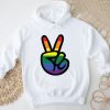 Rainbow Peace Sign SVG, PNG, JPG, PSD, DXF Files | Craftpi