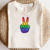 Rainbow Peace Symbol SVG, PNG, JPG, PSD, DXF Files | Craftpi