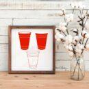 Red Party Cup Bundle SVG, PNG, JPG, DXF, PSD Files | Craftpi