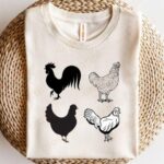 Roosters & Chicken Bundle SVG, PNG, JPG, PSD, DXF Files | Craftpi