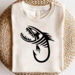 Free Skeleton Fish Hook SVG, PNG, JPG, PSD, DXF, AI Files | Craftpi