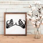 Skeleton Hands Pinky Promise SVG, PNG, JPG, PSD, DXF, AI Files | Craftpi