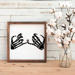 Skeleton Hands Pinky Promise SVG, PNG, JPG, PSD, DXF, AI Files | Craftpi