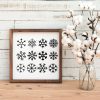 Snowflake Bundle SVG, PNG, JPG, PSD, DXF Files | Craftpi