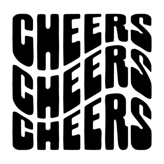 Stacked Cheers SVG, PNG, JPG, PSD, DXF, AI Files | Craftpi