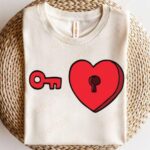 Heart with Key SVG, PNG, JPG, PSD, DXF Files | Craftpi