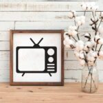 Vintage Retro Television SVG, PNG, JPG, PSD, DXF Files | Craftpi