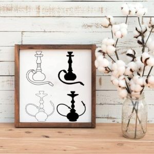 Hookah Bundle SVG, PNG, JPG, PSD, DXF Files | Craftpi