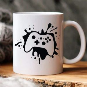 Game Controller Splatter Maxi SVG, PNG, JPG, PSD, DXF, PDF Files | Craftpi