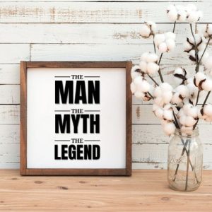 The Man The Legend The Myth SVG, PNG, PSD, JPG, DXF Files | Craftpi