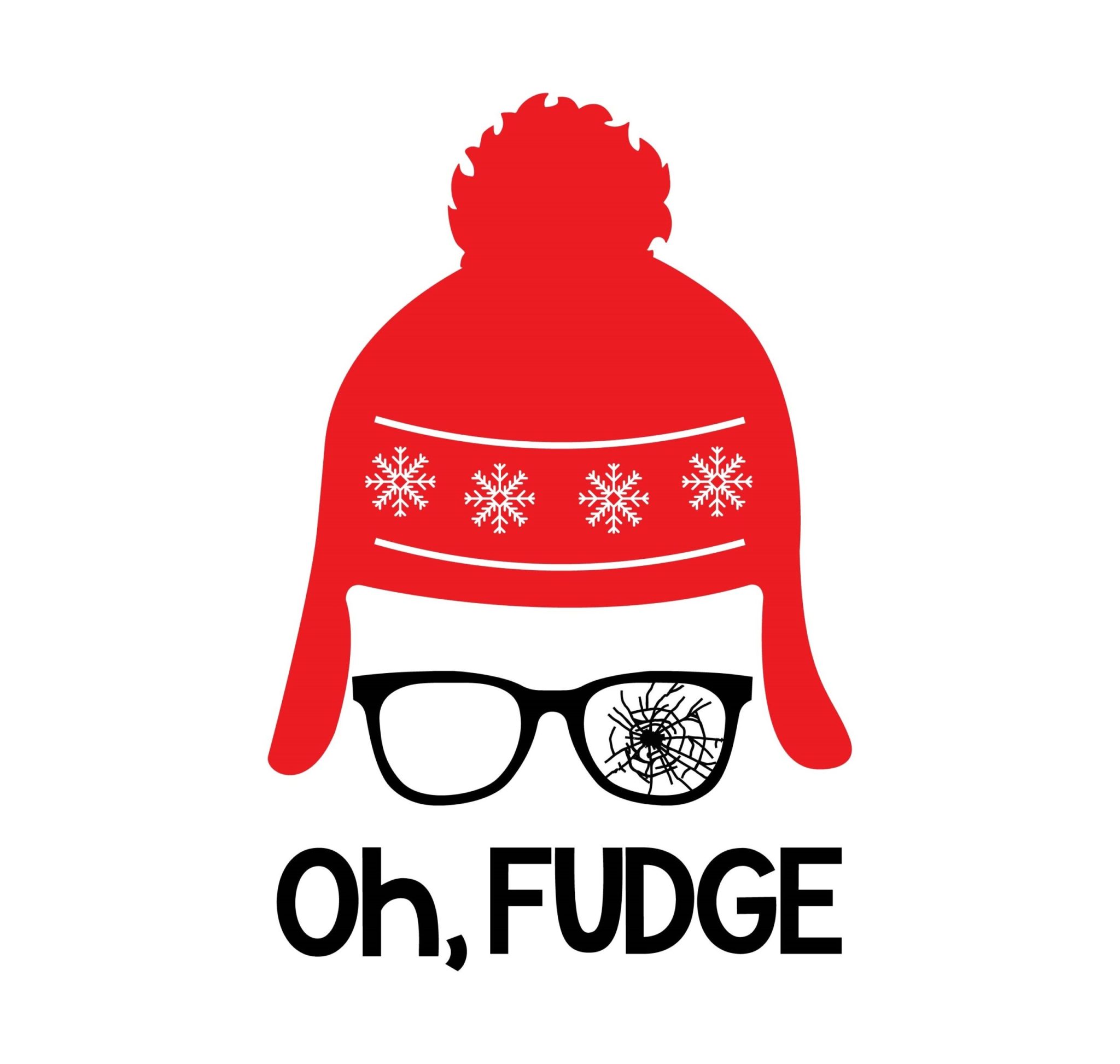 Christmas Oh, Fudge SVG, PNG, JPG, PSD, DXF Files | Craftpi