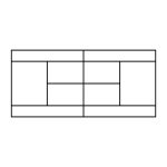 Tennis Court Outline SVG, PNG, JPG, PSD, DXF Files | Craftpi