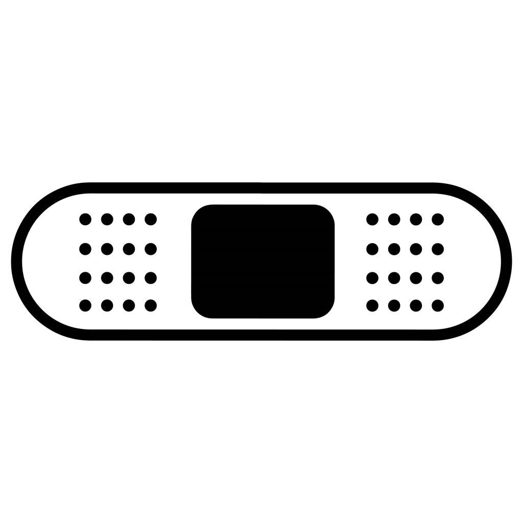 Bandage Outline SVG, PNG, PSD, JPG, DXF Files | Craftpi