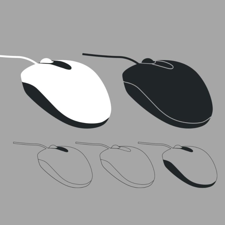 Free Computer Mouse Clipart SVG, PNG, JPG, PSD, DXF Files | Craftpi