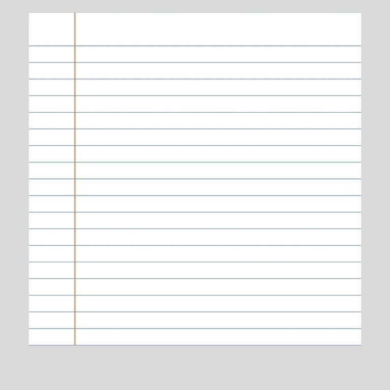 Free Notebook Paper SVG, PNG, JPG Files | Craftpi