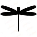 Basic Dragonfly Vector SVG, PNG, JPG, PSD, DXF Files | Craftpi