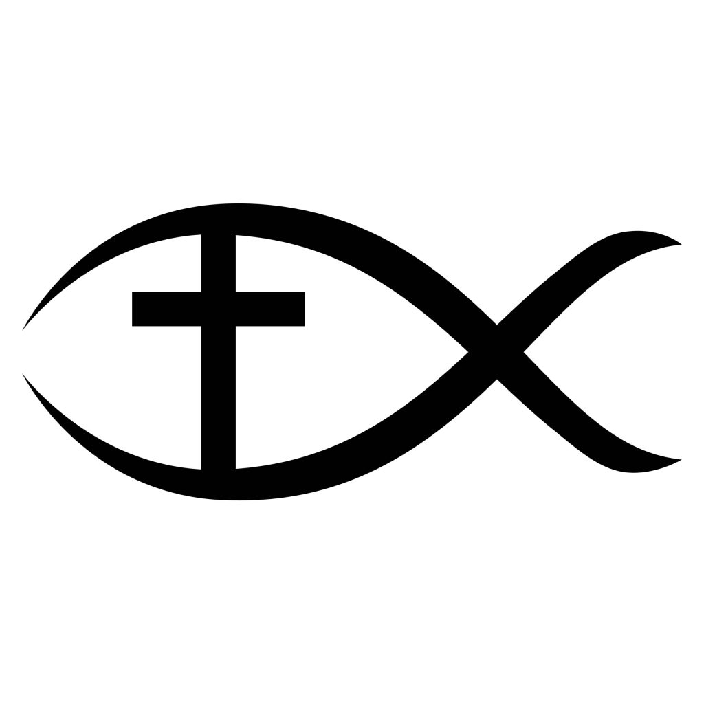 Free Jesus Fish with Cross SVG, PNG, PSD, JPG, DXF Files | Craftpi