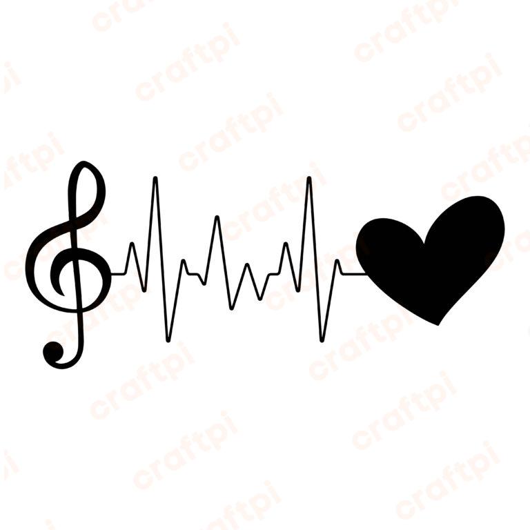 Treble Clef Symbol PNG, JPG, SVG, PSD, DXF Files | Craftpi