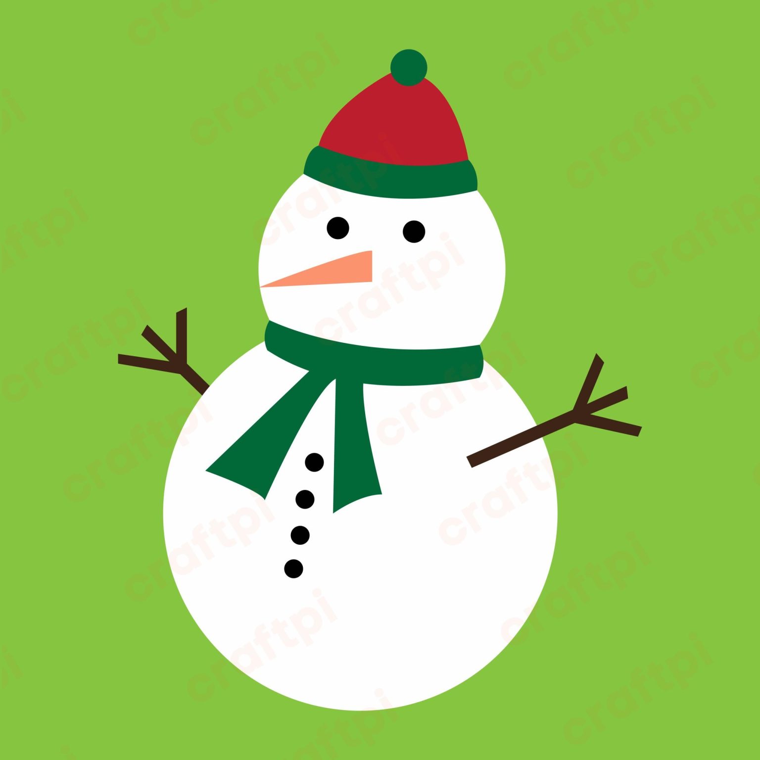 Free Snowman SVG, PNG, JPG, PSD, DXF Files | Craftpi
