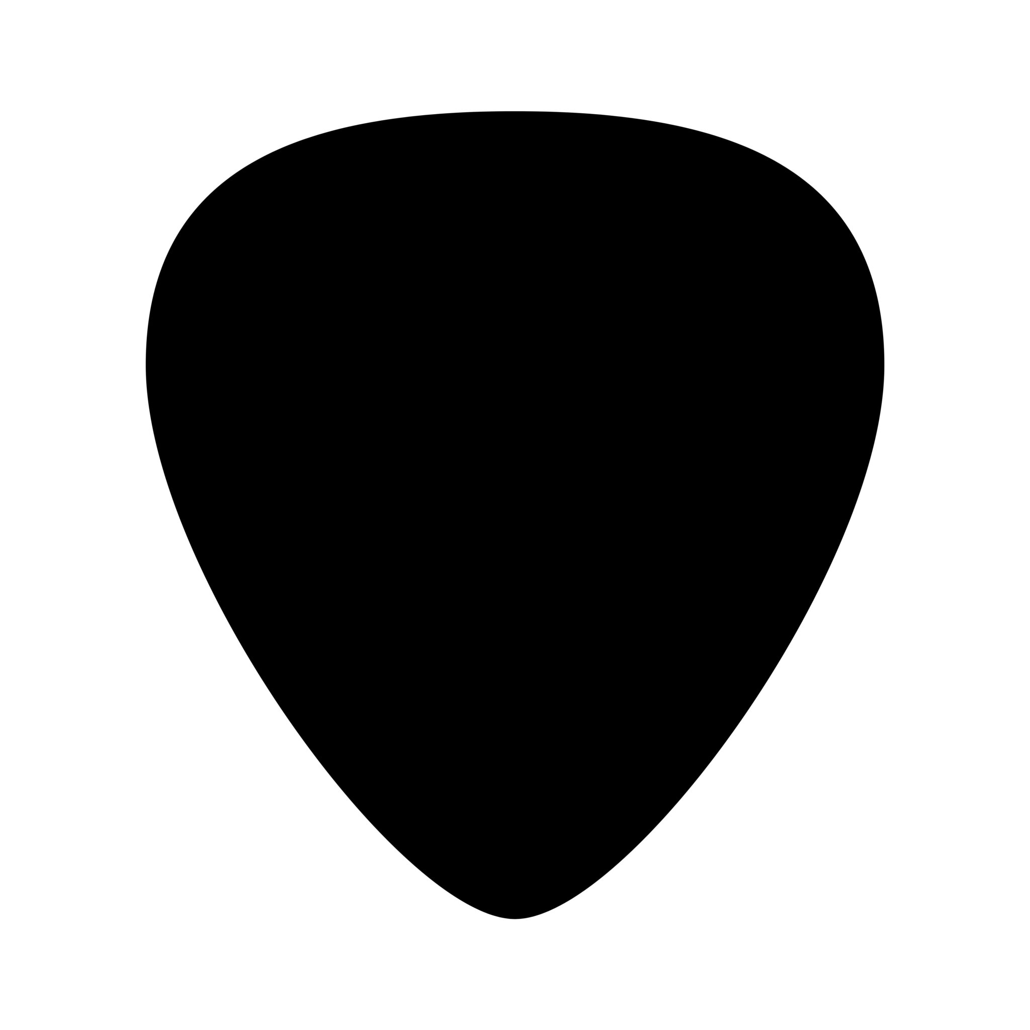 Black Guitar Pick SVG, PNG, JPG Files | Craftpi