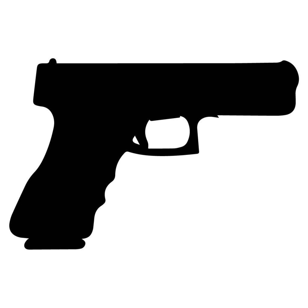 Pistol Gun Vector SVG, PNG, JPG, PSD, DXF Files | Craftpi