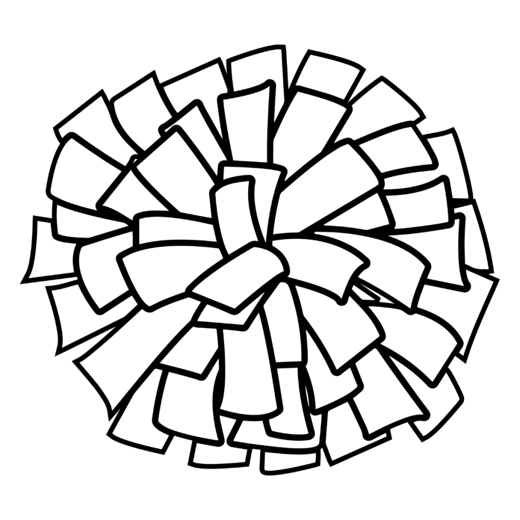Pom Pom Outline SVG, PNG, JPG, PSD, DXF Files | Craftpi