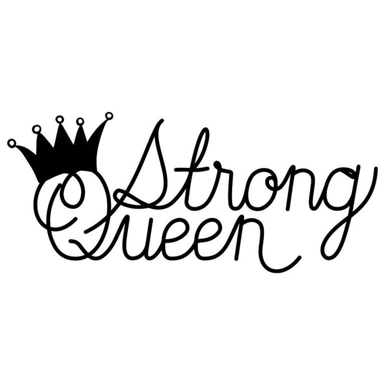 Strong Queen Crown SVG, PNG, PSD, JPG, DXF Files | Craftpi