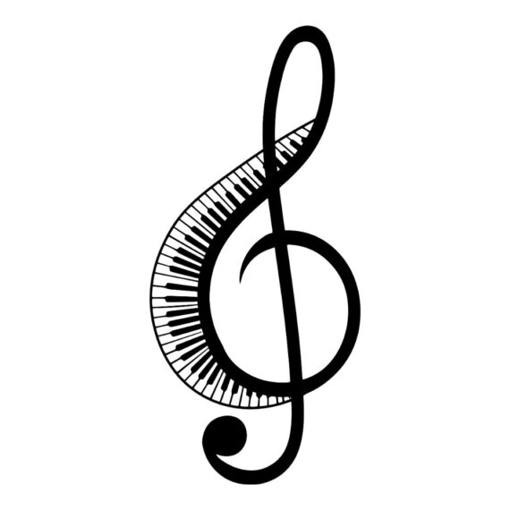Music Makes The World Go Round Logo SVG, PNG, JPG, PSD, PDF Files | Craftpi