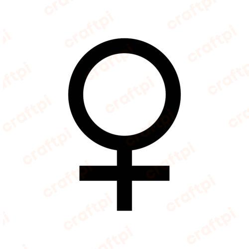Female Symbol SVG, PNG, JPG, PDF Files | Craftpi