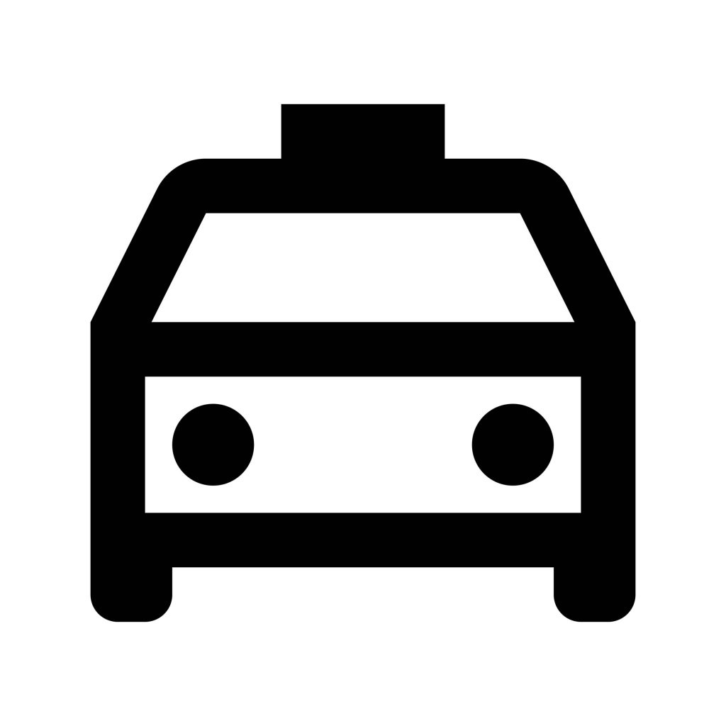 Free Taxi Outline Icon SVG, PNG, JPG, PDF Files | Craftpi
