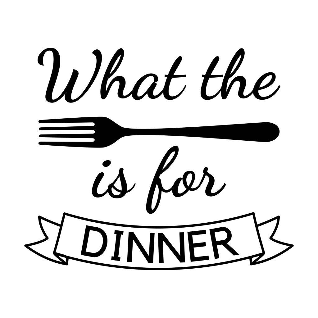 What the Fork Is Dinner SVG, PNG, JPG, PSD, DXF Files | Craftpi