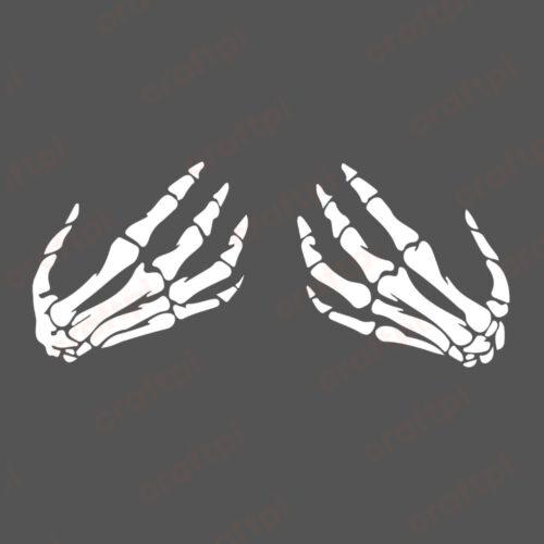 Peace Sign Skeleton Hand SVG, PNG, JPG, PSD, DXF Files | Craftpi