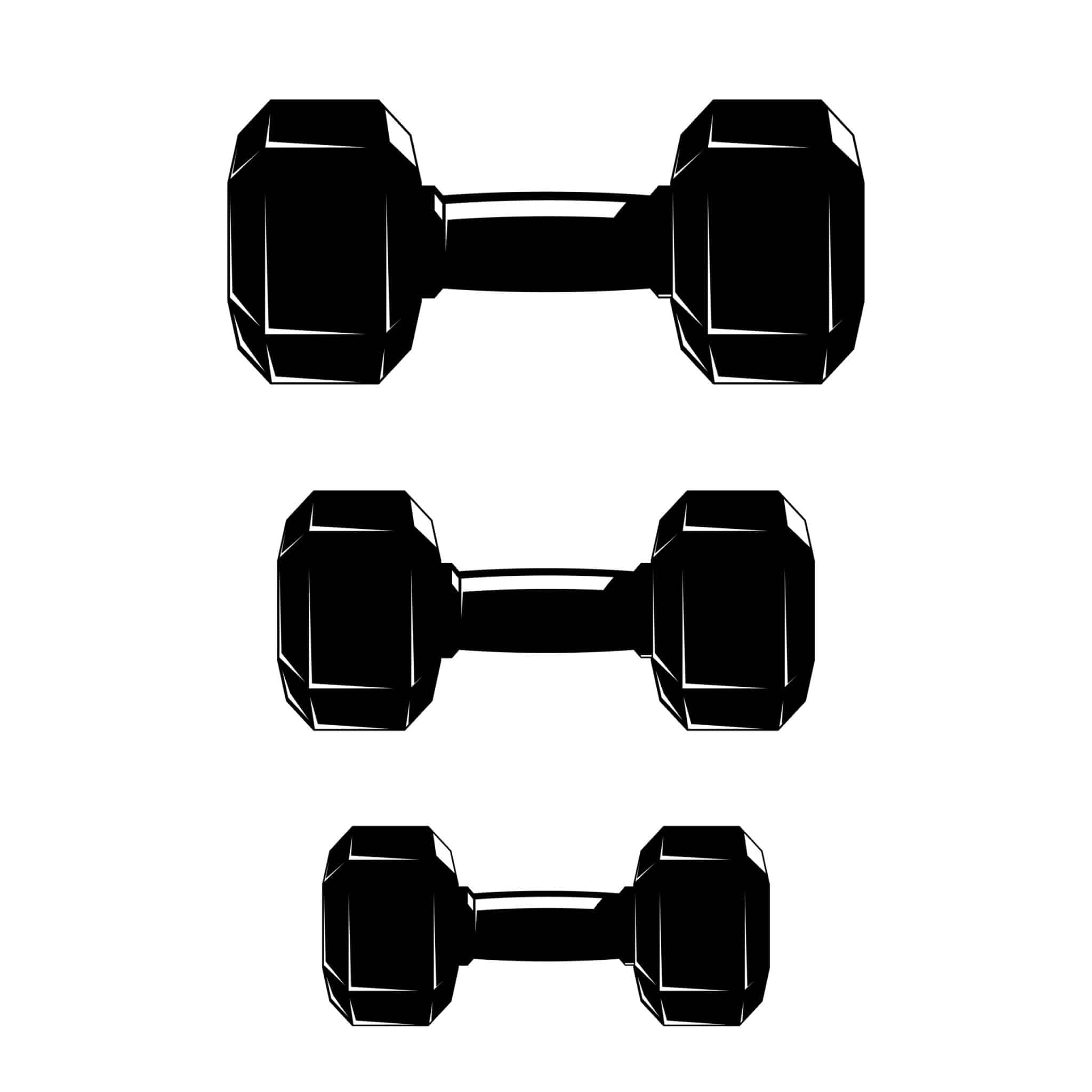 Free Heavy Dumbbells SVG, PNG, JPG, PSD, PDF Files | Craftpi