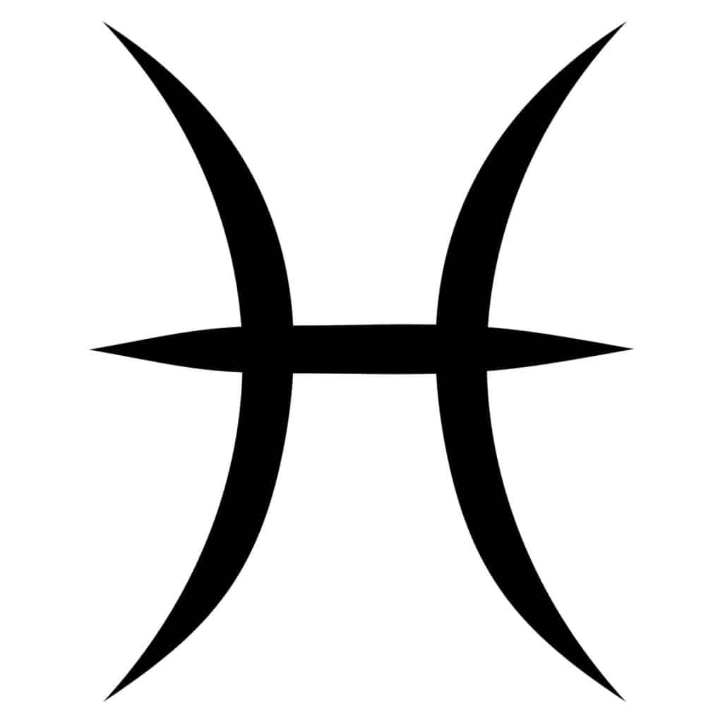 Pisces Zodiac Sign Clipart SVG, PNG, JPG, PDF Files | Craftpi