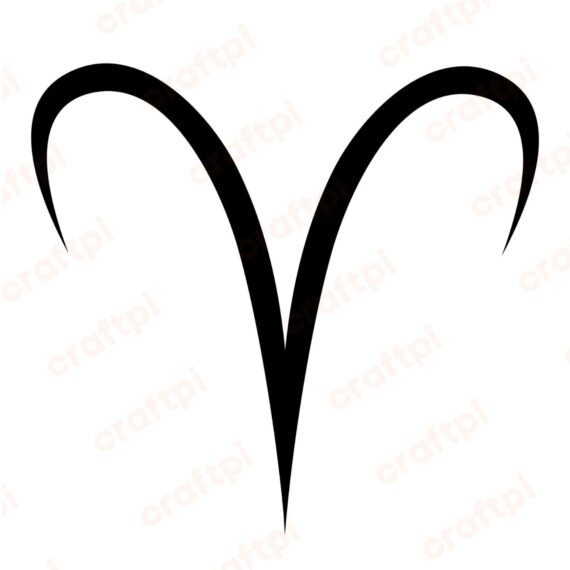 Aries Zodiac Sign Clipart SVG, PNG, JPG, PDF Files | Craftpi