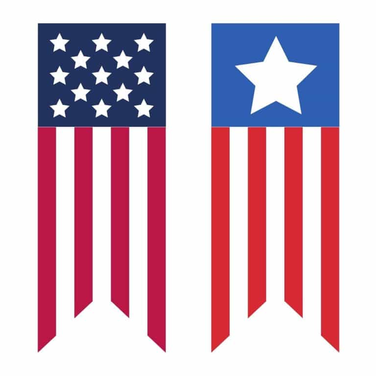 USA Flag Sign SVG, PNG, JPG, PDF Files | Craftpi