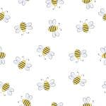 Bee Seamless Pattern SVG, PNG, JPG, PDF Files | Craftpi