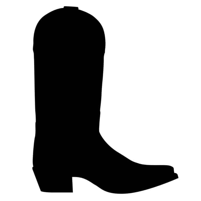 Cowgirl Boot SVG, PNG, JPG, PDF Files | Craftpi