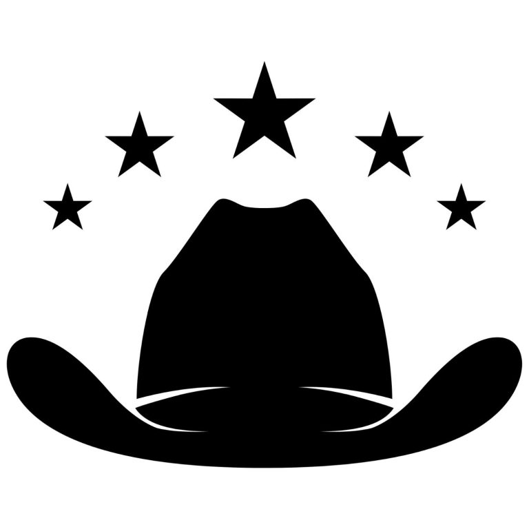 Hat Logo With Star SVG, PNG, JPG, PDF Files | Craftpi