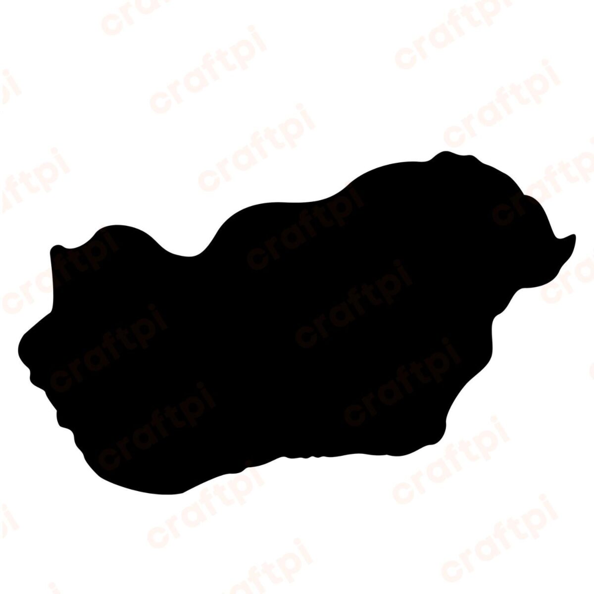 USA Silhouette State Map SVG, PNG, JPG, PDF Files | Craftpi