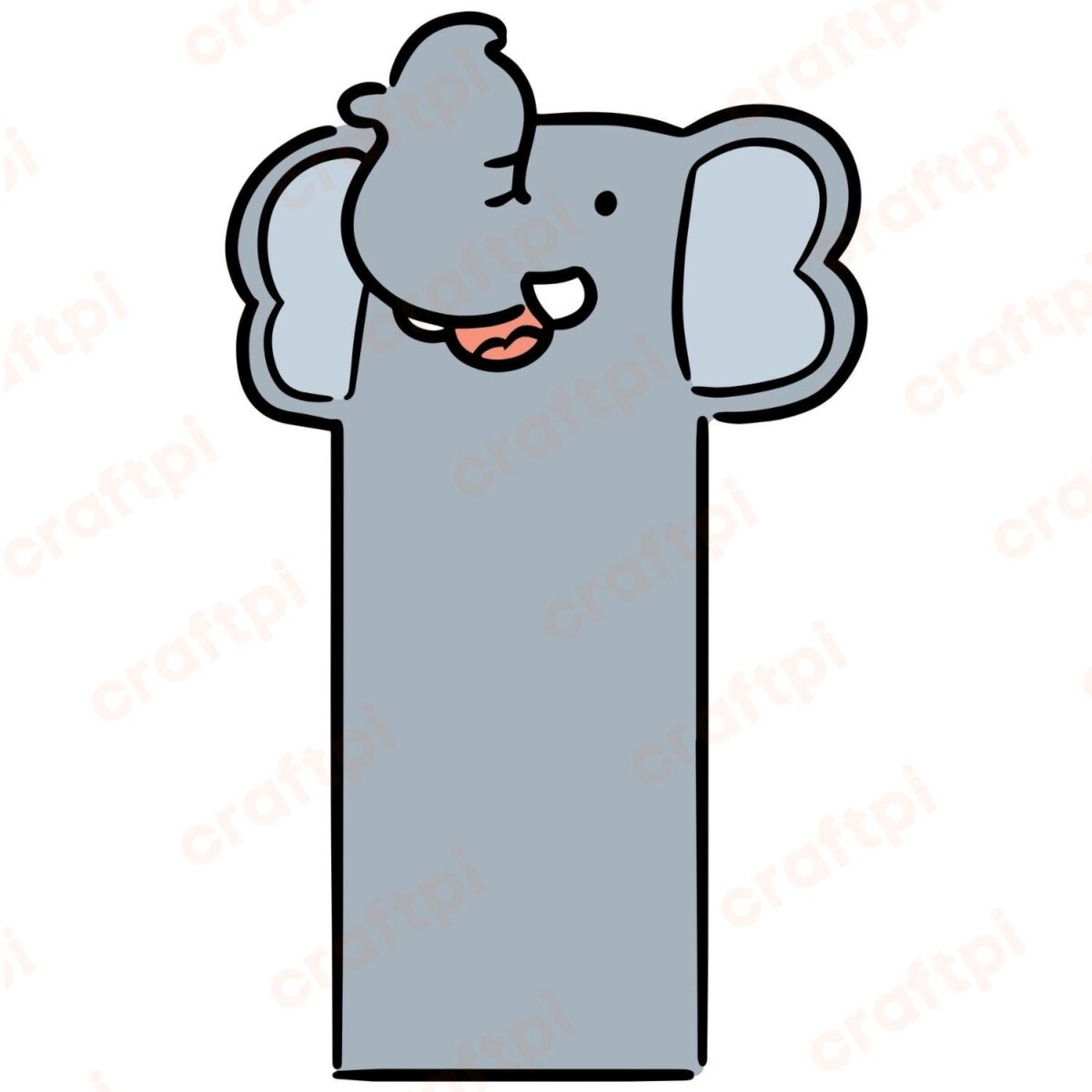 Rabbit Design Bookmark SVG, PNG, JPG, PDF Files | Craftpi