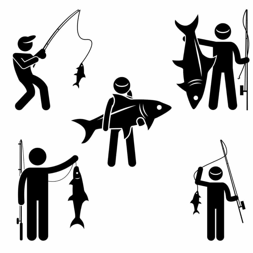 Fisher Stickman Bundle SVG, PNG, JPG, PDF Files | Craftpi