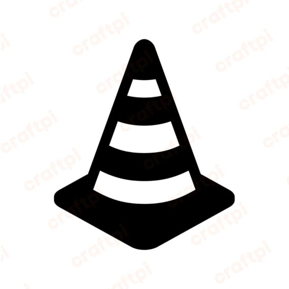 Traffic Cone SVG, PNG, JPG, PDF Files | Craftpi