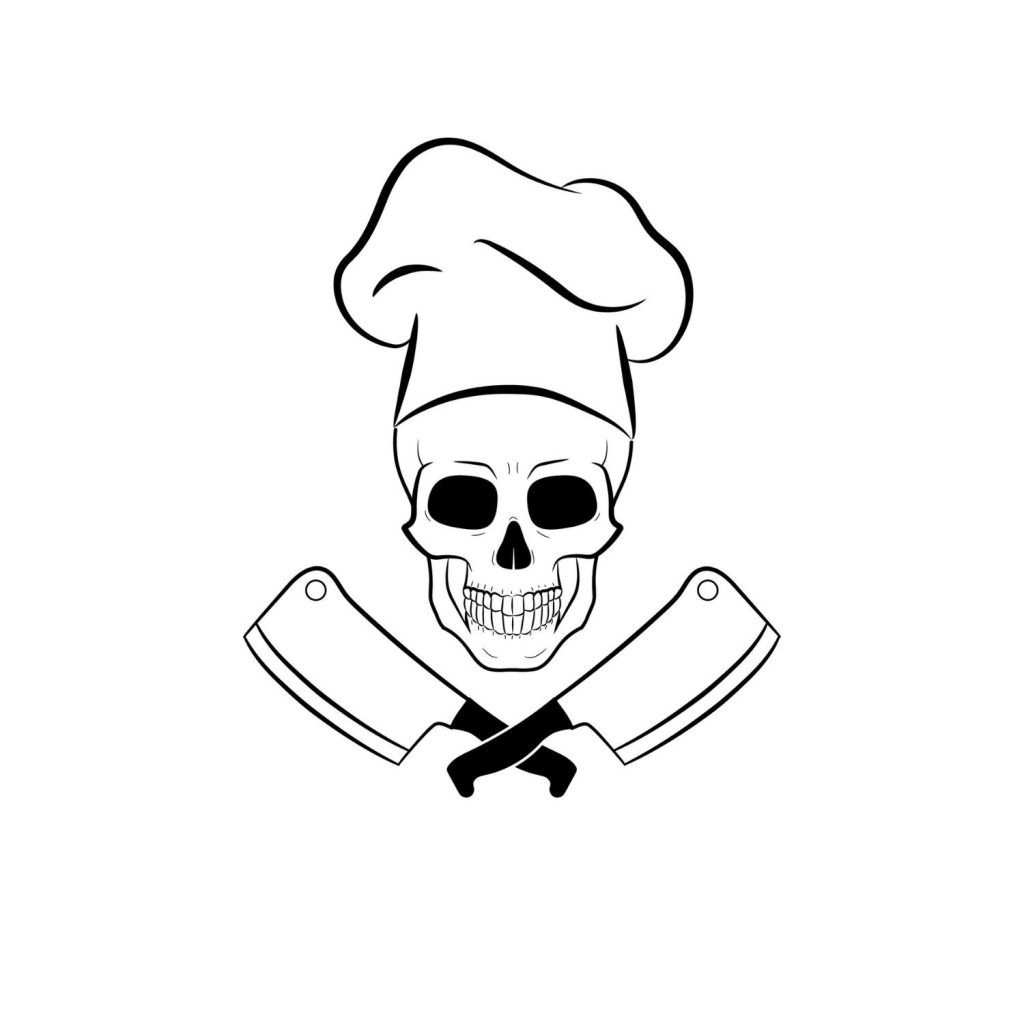 Butcher Skull SVG, PNG, JPG, PDF Files | Craftpi