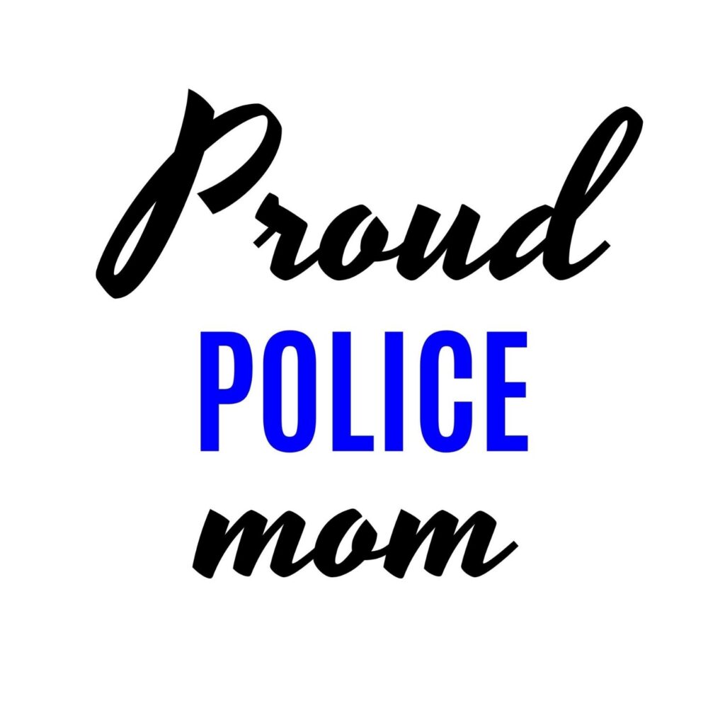 Proud Police Mom SVG, PNG, JPG, PDF Files | Craftpi