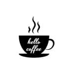 Hello Coffee Coffee Cup SVG, PNG, JPG, PDF Files | Craftpi